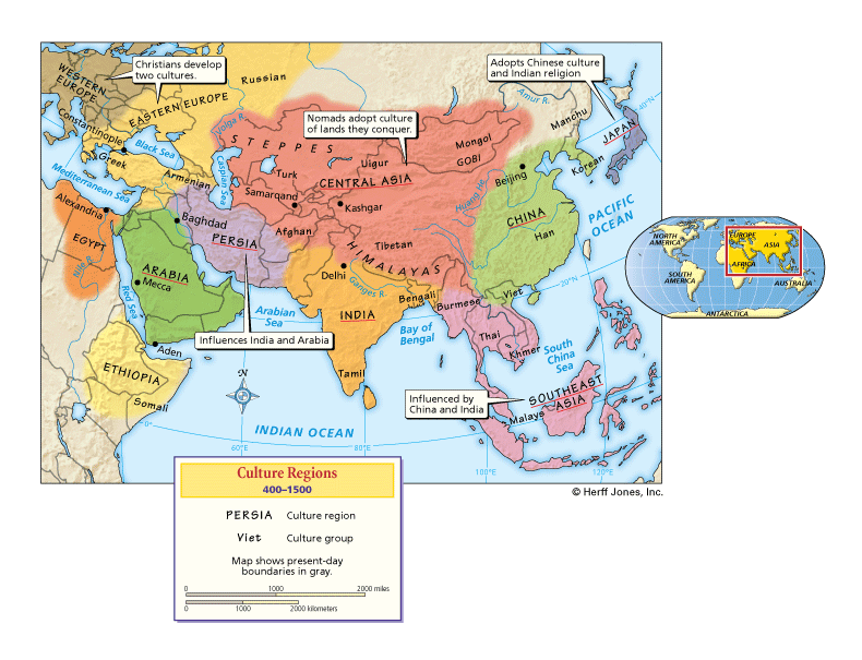 Cultural Regions Of The World